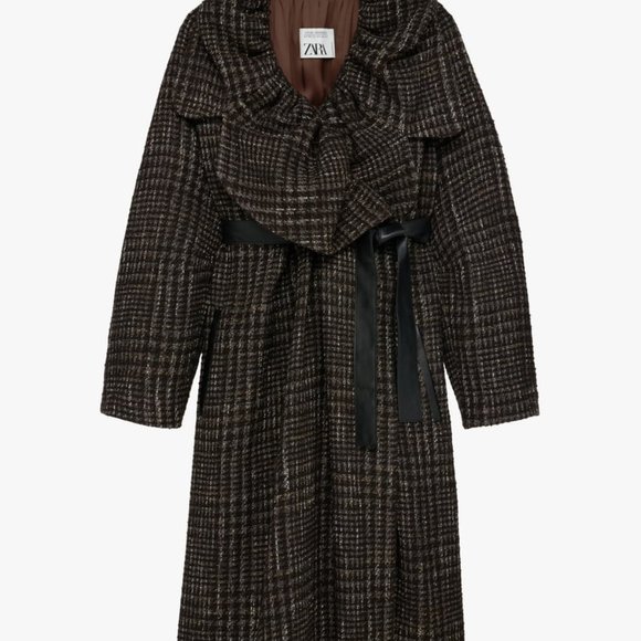 Zara | Jackets & Coats | New Zara Balloon Collar Coat Limited Edition ...
